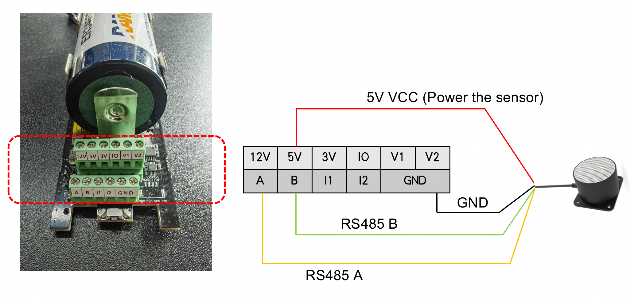 RS485 500cm Ultrasonic Level Sensor | Seeed Studio Wiki